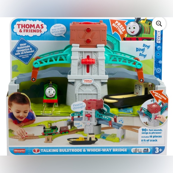 Thomas & Friends | Toys | Thomas Friends Train Set Which Way Bridge ...